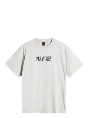 PLEASURES Exhibition T-shirt - Silver