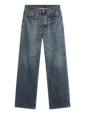 Nudie Jeans Tuff Tony Wide Leg Jeans - Thriller Tracks