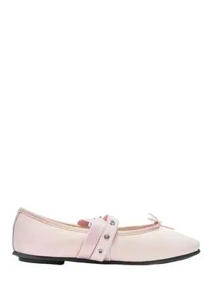Repetto Bow-detail Buckle Ballet Flats - Pink
