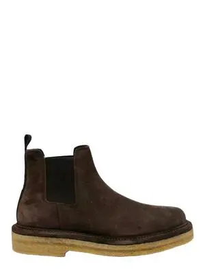 JAMES PERSE Suede Chelsea Boots - Brown