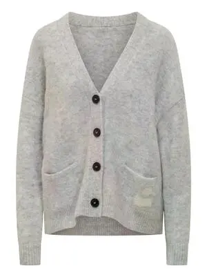 MARANT ETOILE Eborah Pocket Cardigan - Grey