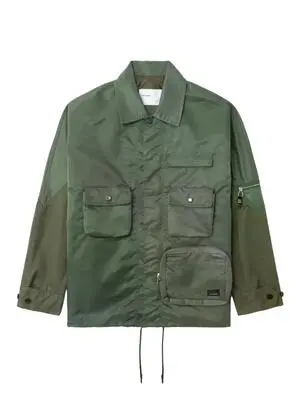 Toga Colour-block Cargo Jacket - Green