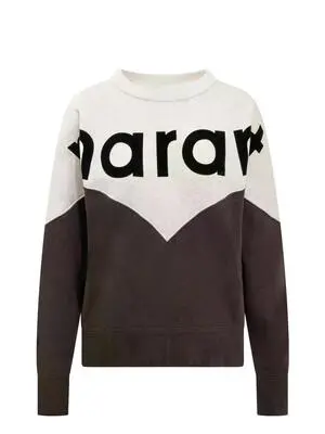 MARANT ETOILE Logo-print Sweatshirt - Black