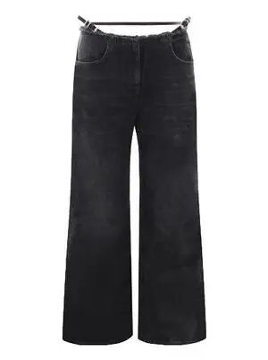 Givenchy Low-waist Flared Jeans - Black