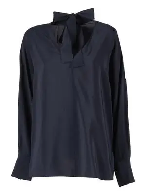 MAX MARA STUDIO Silk Shirt - Blue