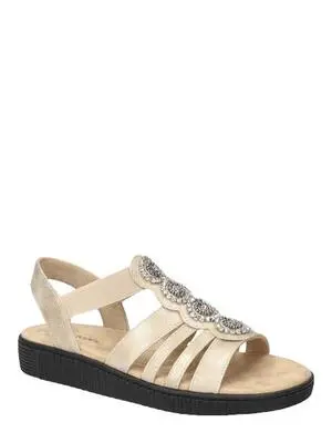 EASY WORKS BY EASY STREET EASY STREET Samira Embellished Sandal Gold