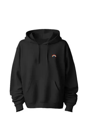 DALIX Rainbow Hoodie - Black