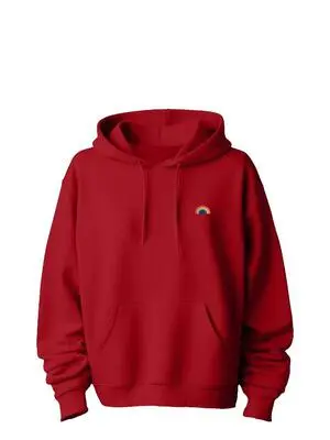 DALIX Rainbow Hoodie - Red