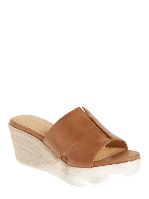 CHOCOLAT BLU Chocolat Blu Willena Espadrille Platform Sandal Camel Leather