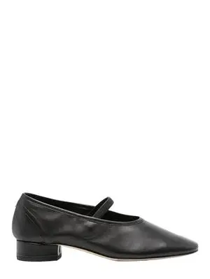 AeydĒ Leather Ballet Flats - Black
