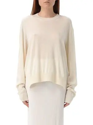 JIL SANDER Jil Sander Crew Neck Pullover White