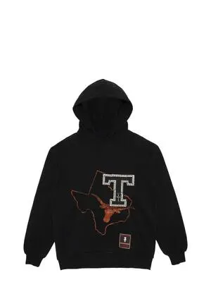 TRAVIS SCOTT X Mitchell & Ness University Of Texas Hoodie - Black