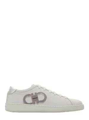 FERRAGAMO FERRAGAMO Double Gancini Sneakers Red