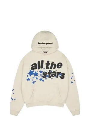 BROKEN PLANET All The Stars Hoodie - Ivory White