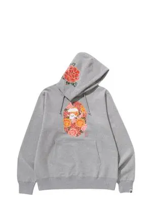 A BATHING APE BAPE Japanese Peony Pullover Hoodie