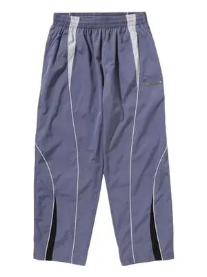 A BATHING APE Bathing Ape Logo Nylon Track Pants - Blue