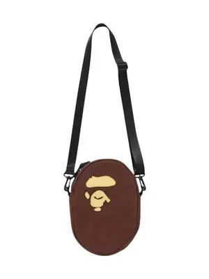 A BATHING APE Ape Head Shoulder Bag - Brown