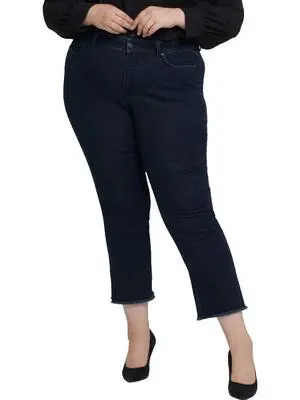 NYDJ Marilyn Straight Leg Ankle Jeans - Midnight Falls