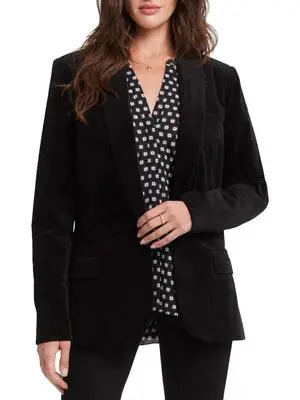 NYDJ Velveteen Tuxedo Blazer - Black