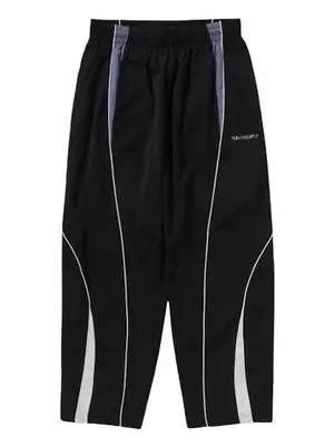 A BATHING APE Bathing Ape Logo Nylon Track Pants - Black