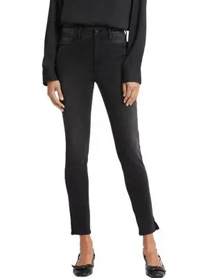 NYDJ Curve Shaper Ami Side Slit High Waist Skinny Jeans - Crosswinds