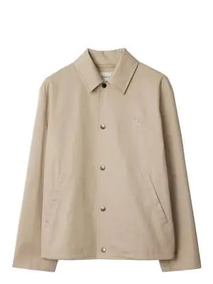 Burberry Gabardine Jacket Fossil