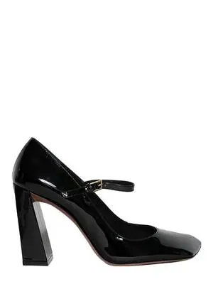 Amina Muaddi 95mm Charlotte Pumps - Black