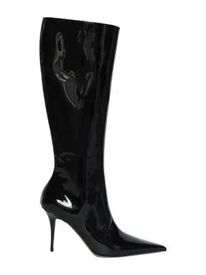 Amina Muaddi 90mm Barbara Boots - Black