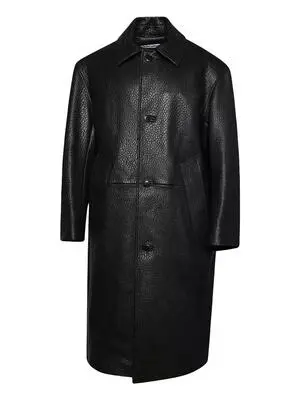 Alexander Wang Leather Coat - Black