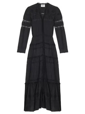MARANT ETOILE Daniva Voile Dress - Black