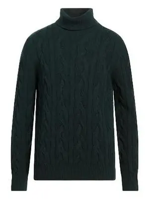 Altea Man Turtleneck Garnet Size Xl Virgin Wool Green