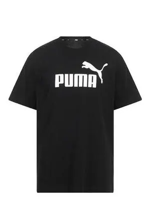 PUMA T-shirt Size Cotton, Elastane - Black
