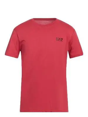 EA7 T-shirt Size Cotton - Tomato Red