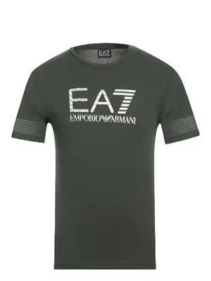 EA7 T-shirt Dark Size Cotton - Green