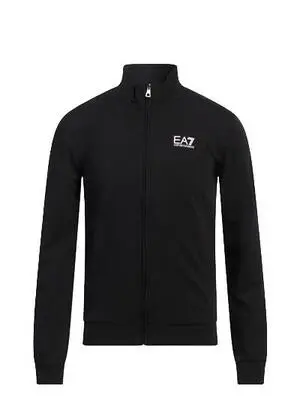 EA7 Cotton Blend Sweatshirt - Black