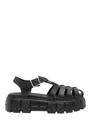 Miu Miu Soft Cage Sandal - Nero