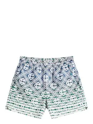 Casablanca Towelling Shorts - Monogram Gradient