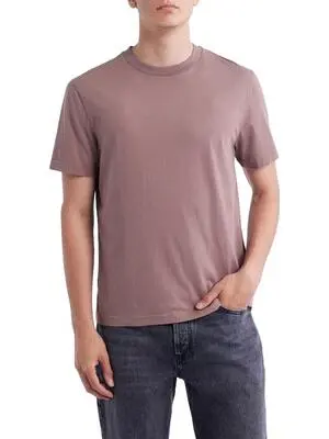 FRAME Short Sleeve Light Cotton Tee - Mauve