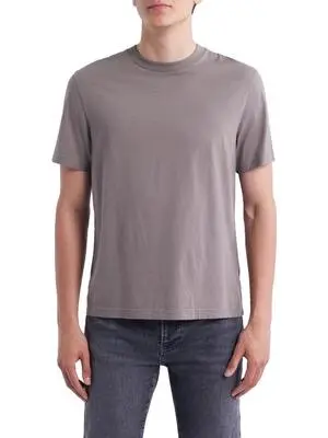 FRAME Short Sleeve Light Cotton Tee - Smoky Mocha
