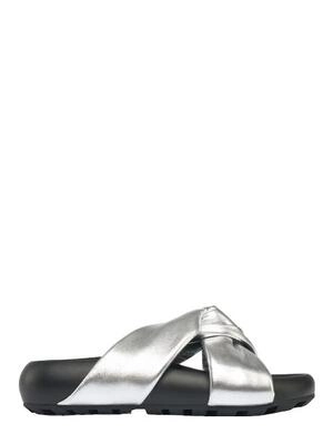 J/SLIDES NYC JSlides Calista Criss-Cross Leather Sandals