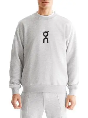 On Club Crewneck Cotton-blend Sweatshirt - Crater