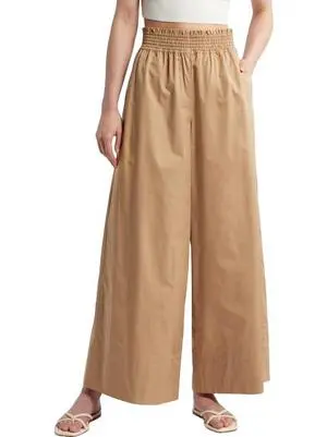 Solid & Striped Twyla Wide Leg Pants - Camel