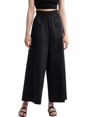 Solid & Striped Twyla Wide Leg Pants - Noir