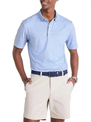 Vineyard Vines Palmero Brrr° Performance Polo - Tee Time J Blue