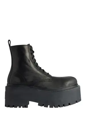Balenciaga Strike Platform Bootie - Black