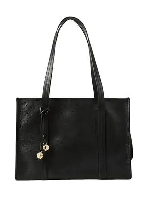 SANDRO Sandro Soft Leather Shopper Tote