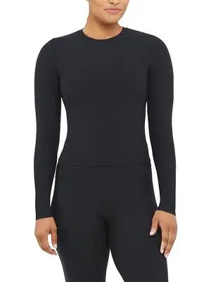 Spanx Onform Contour Long Sleeve - Very Black