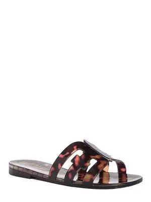 Sam Edelman Bay Jelly Slide Sandals - Tortoise
