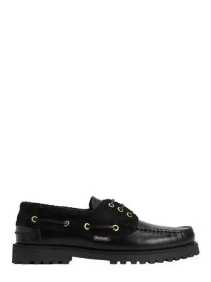 Barbour Deck Boat Shoes - Black