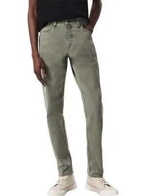 Rag & Bone Aero Stretch Athletic Fit Jeans - Gray Mist